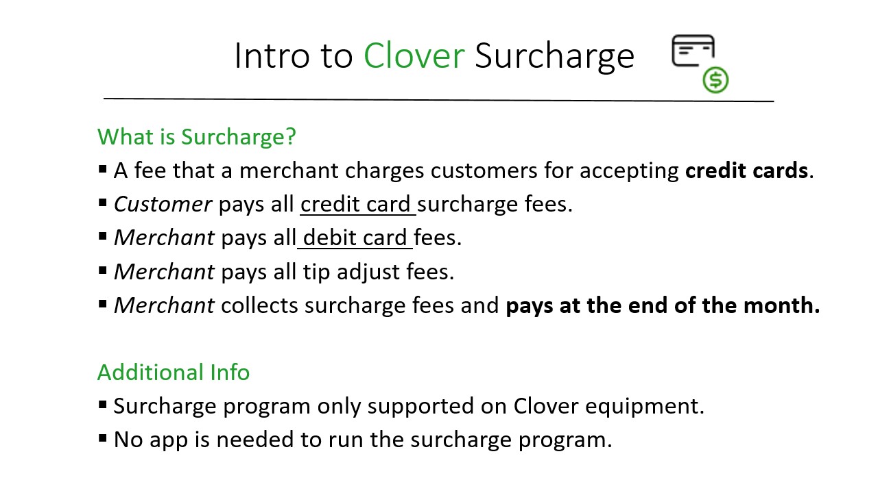 What is Surcharge? – Streamline Payments Presales Tool