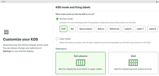 KDS Setup – Streamline Payments Presales Tool